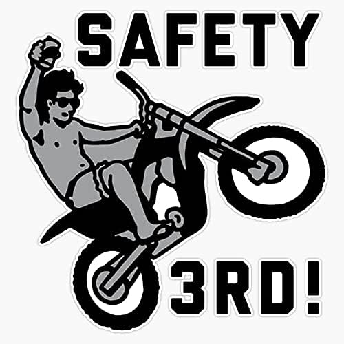 Amazon.com - Safety Third Sticker Bumper Sticker Vinyl Decal 5