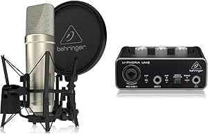 Amazon.com: Behringer TM1 Complete Microphone Recording Package & U ...