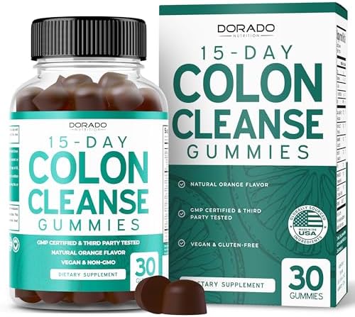 Amazon.com: Colon Cleanse Gummies & Detox 15 Day Gut Cleanse (30 ...