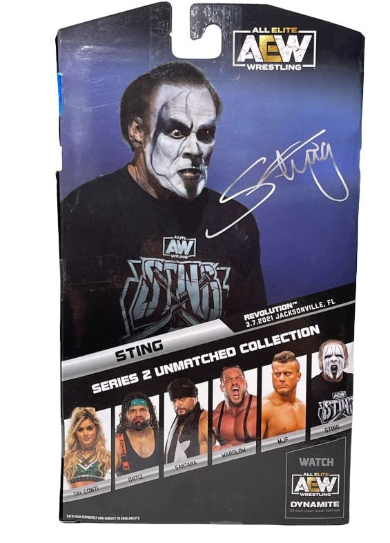 AEW Action Figures AEW Unmatched Unrivaled Sting Action Figure - 6.5 ...