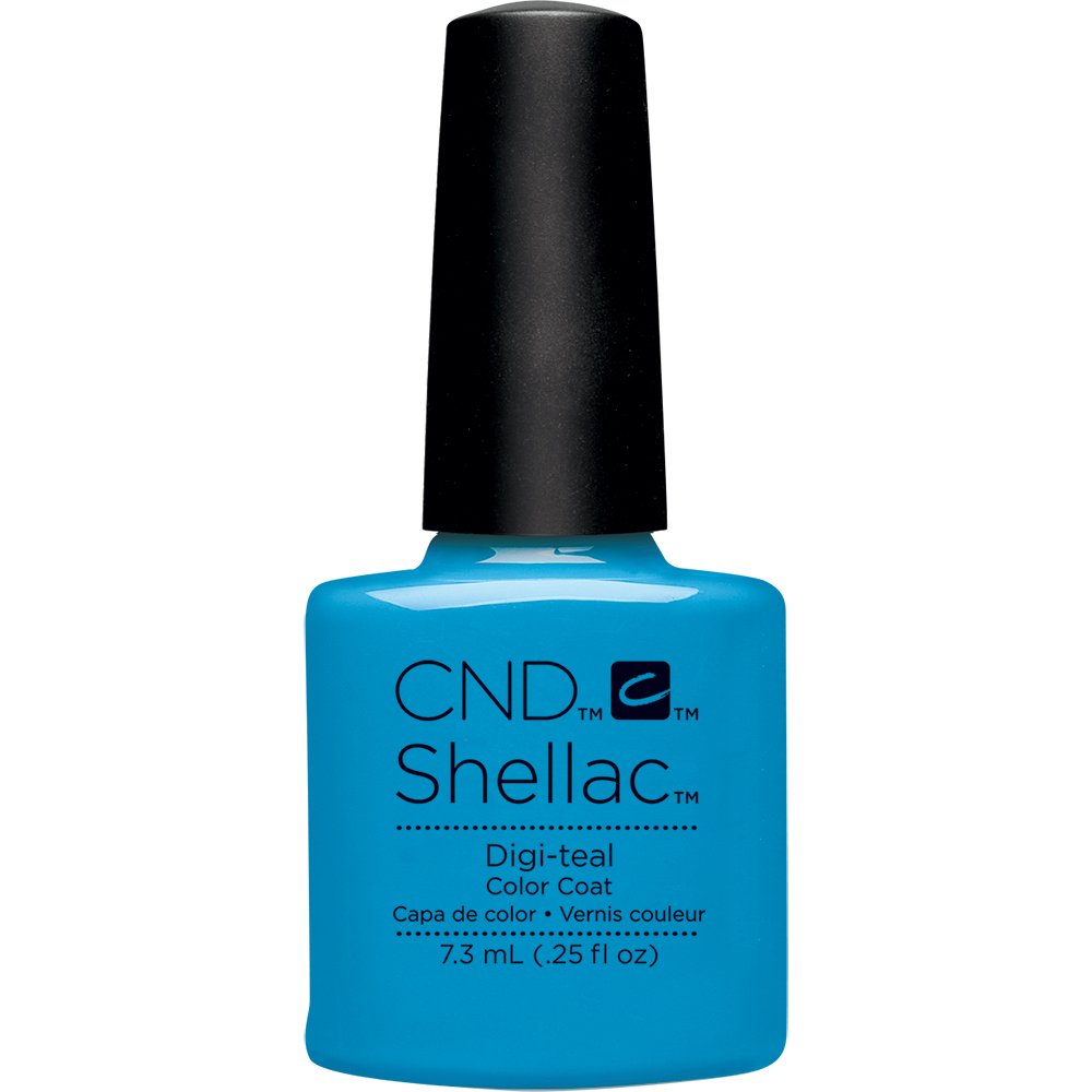 CND Shellac - Digi-Teal 7.3ml/0.25 fl oz : Amazon.co.uk: Beauty