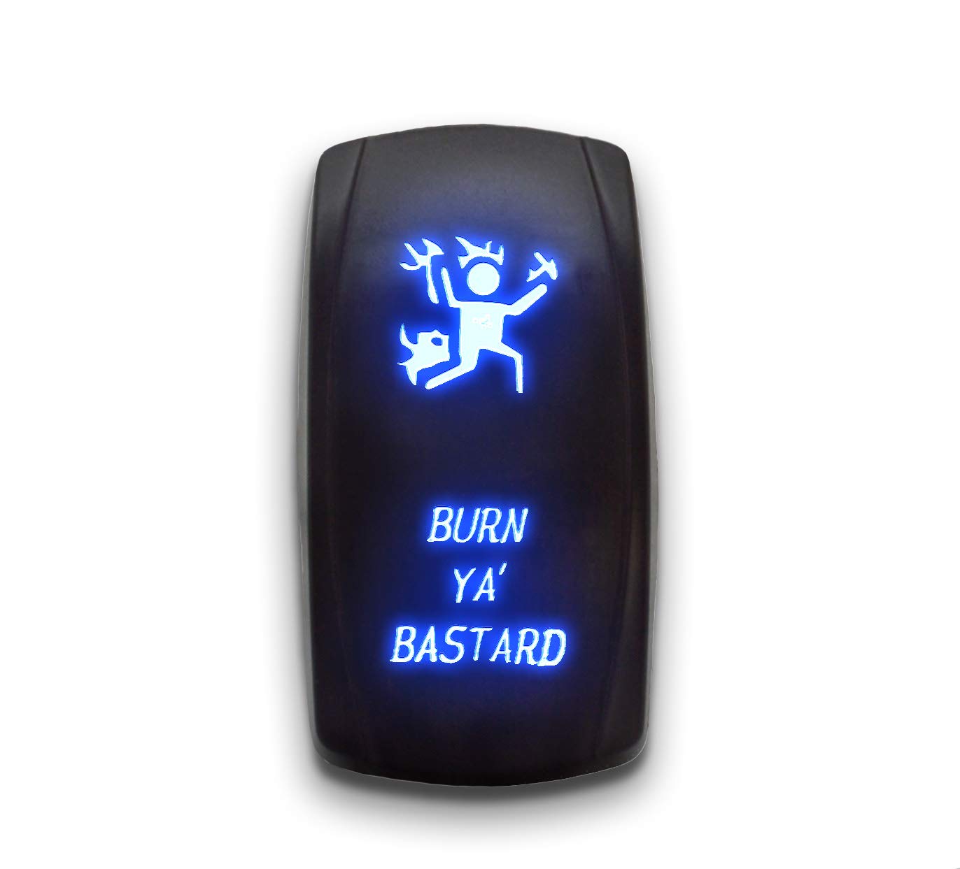 Amazon.com: Burn YA Bastard - Blue - Stark 5-PIN Laser Etched LED ...