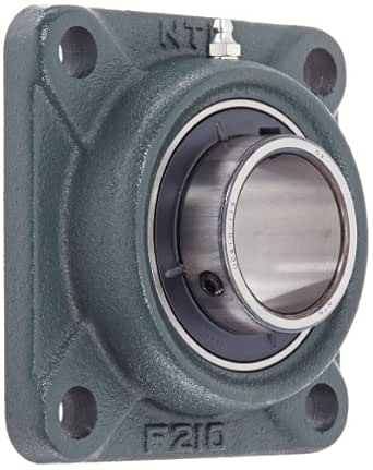 NTN UCF210-115D1 Light Duty Flange Bearing, 4 Bolts, Setscrew Lock, Regreasable, Contact and ...