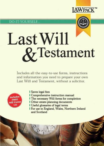 Amazon | Scottish Last Will and Testament Kit | Law