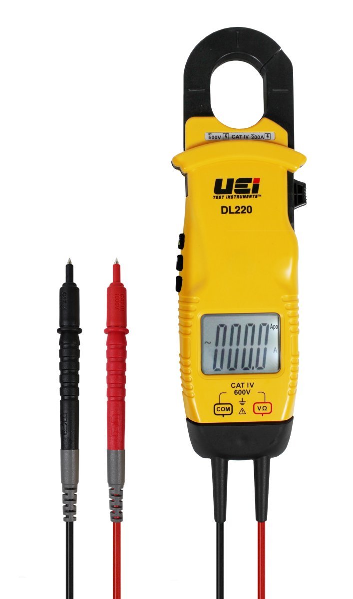 UEI Test Equipment DL220 Clamp Meter & Voltage Tester : Amazon.in ...