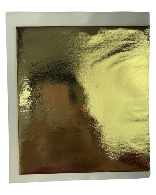 UGLS Italian Gold Leaf 14X14 Metallic Foil Sheets for Gilding, Gold ...