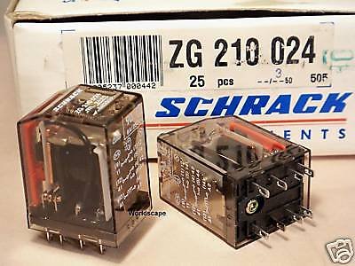Amazon.com: Schrack ZG210024 Dpdt 24VDC relay : Industrial & Scientific