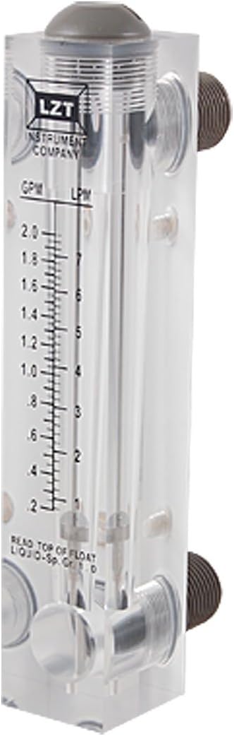 uxcell 1/2" PT Male Thread Water 2.0 GPM Flow Measuring Panel Flow ...