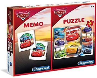 Jigsaw Puzzle 60 pieces – Puzzle Cars + Memo – TopToy