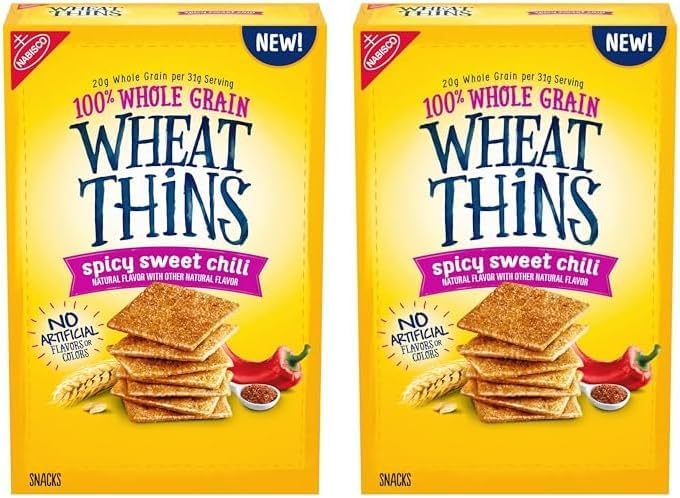Amazon.com: Wheat Thins Spicy Sweet Chili Snacks, Whole Grain Wheat ...