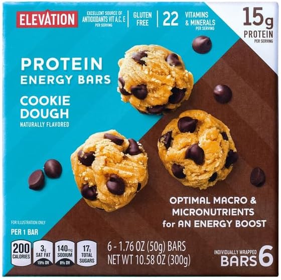 Amazon.com: Generic Elevation Cookie Dough Protein High Energy Meal ...