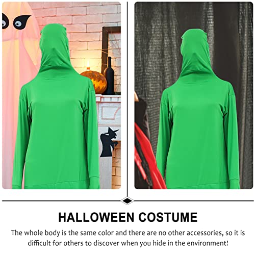 ABOOFAN Performance Costumes Unisex Spandex Stretch Costume Green ...