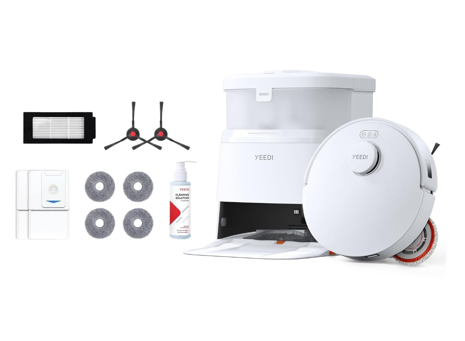 Amazon.com - Yeedi M12 Ultra Plus Robot Vacuum + Buddy Kit