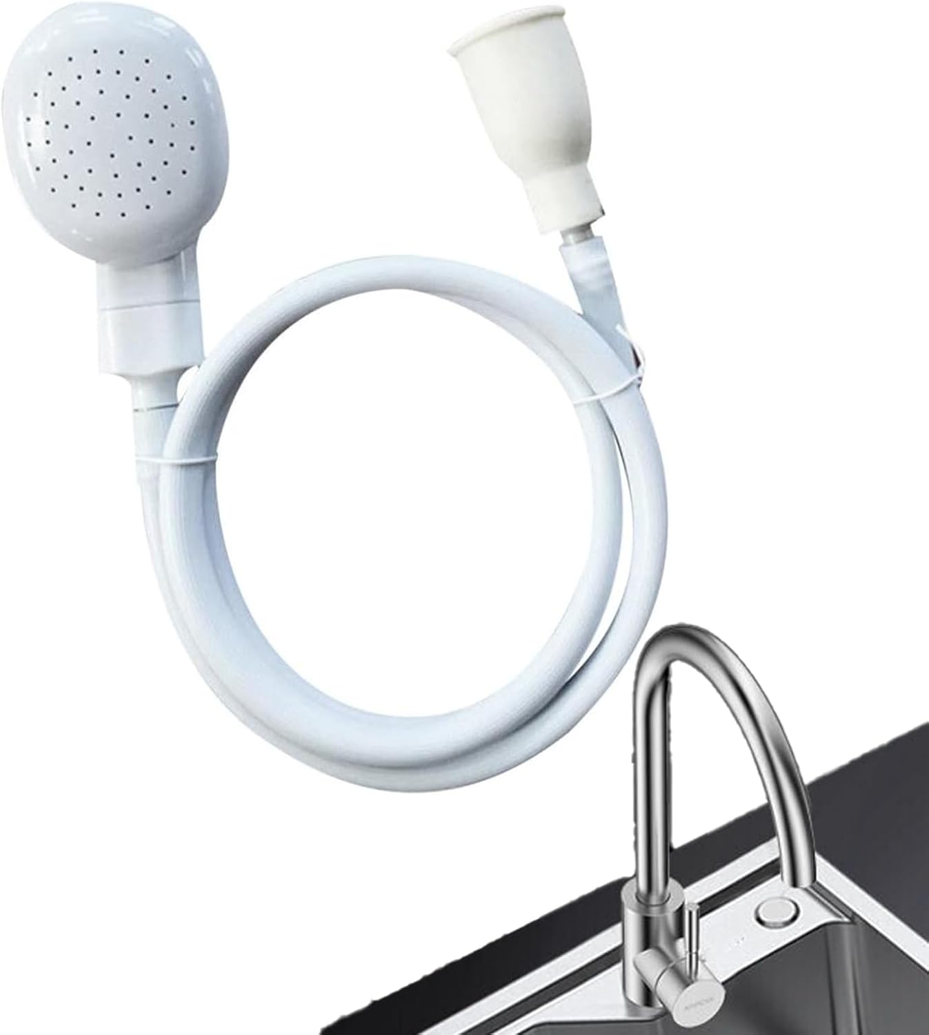 6.56FT Sink Spray Hose,Portable Sink Hose Faucet Sprayer,Shampoo ...