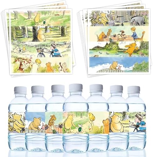 Amazon.com: 48Pcs Classic Winnie Stickers A Little Yummy for Your Tummy ...