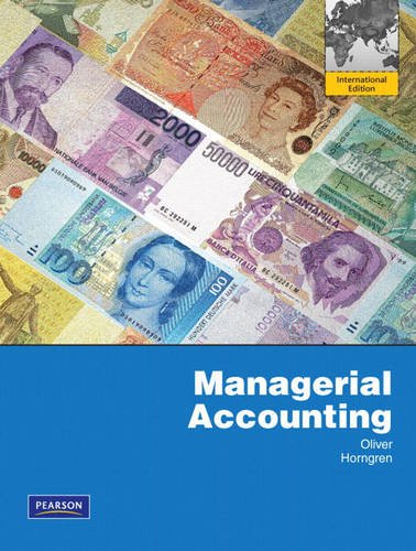 Managerial Accounting Plus MyAccountingLab XL 12 Months Access: Oliver ...
