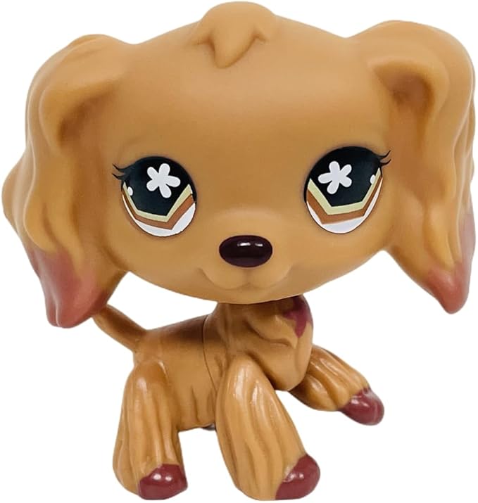 Amazon.com: Arkindy Rare Old LPS Brown Cocker Spaniel Dog #716 Pet Shop ...