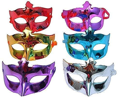 Buy PartyToko Party Colourful Super Saver Eye Mask for Halloween/Xmas ...