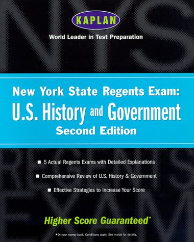 Kaplan New York State Regents Exam U S History And Government Second ...