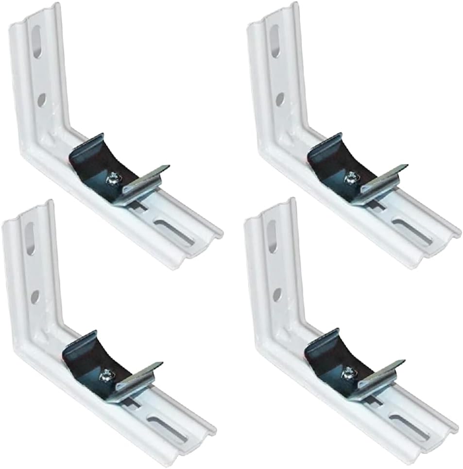Amazon.com: L Bracket 4pcs Vertical Blind Bracket Clips for Vertical ...