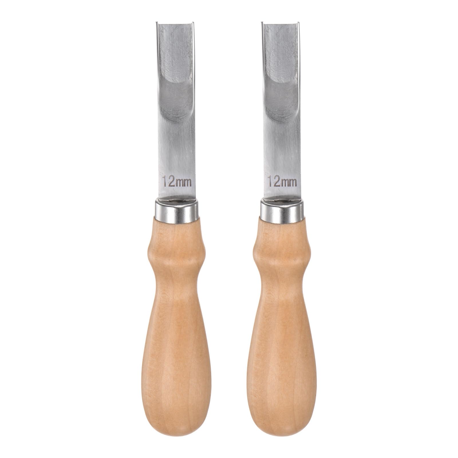 Amazon.com: HARFINGTON 2pcs Leather Edge Bevelers 12mm Wide Mouth ...