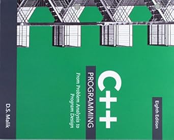 Amazon.com: C++ Programming: From Problem Analysis to Program Design ...