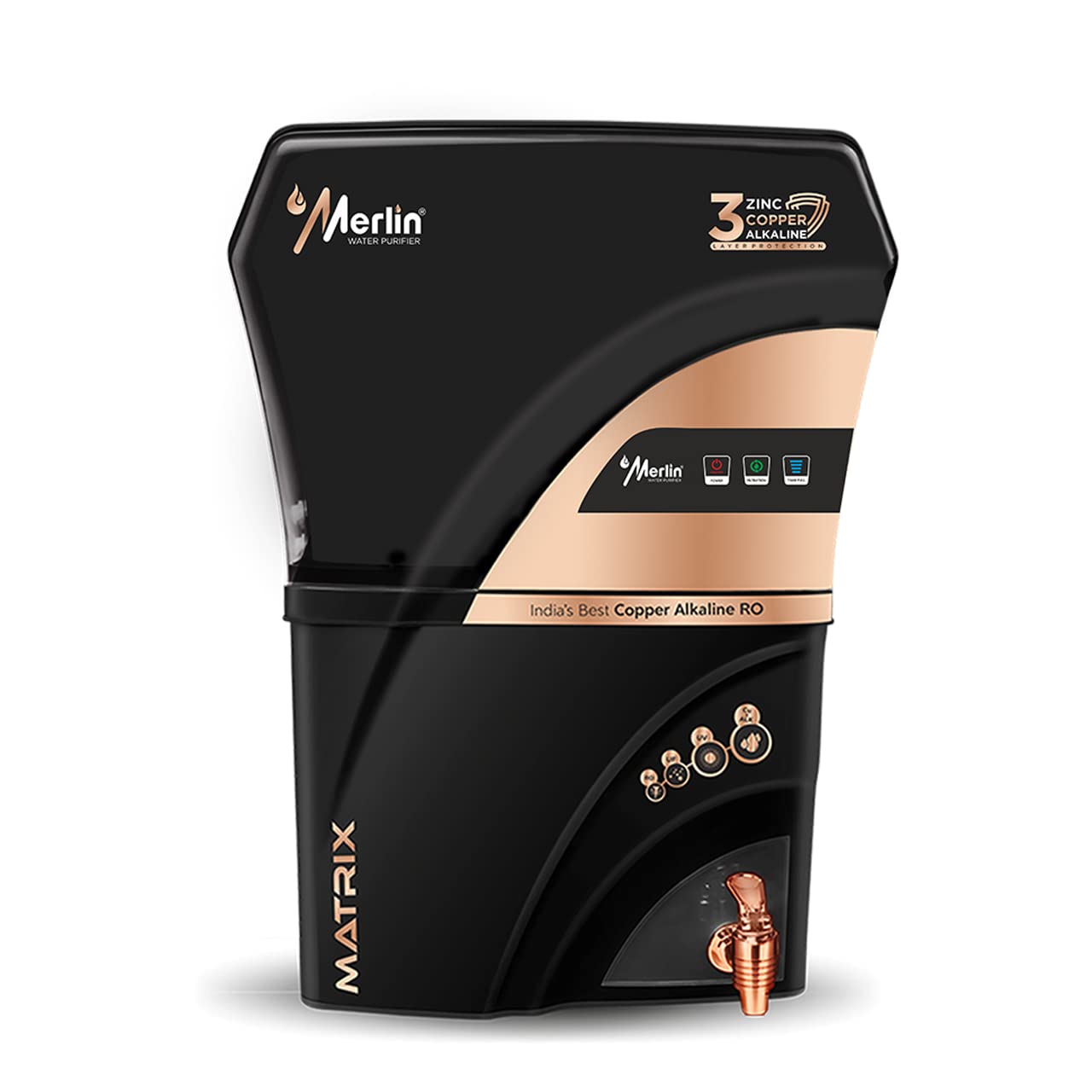 Merlin Matrix Black Digital Zinc : Amazon.in: Home & Kitchen