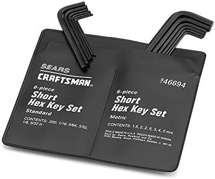 Craftsman 9-46754 Standard SAE Hex Key Set, 13 Piece - Amazon.com