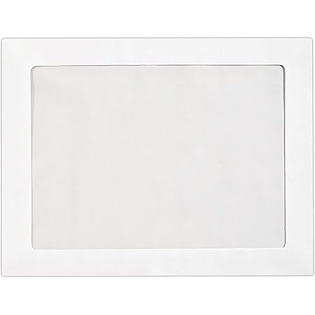 Amazon.com : 9 x 12 Full Face Window Envelopes - 28lb. Bright White (50 ...