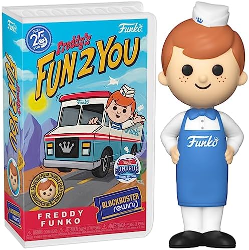 Amazon.com: Funko Fun on The Run Blockbuster Rewind - Freddy : Toys & Games