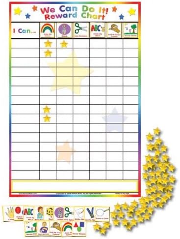 Amazon.com: Kenson Kids KPS1000 We Can Do It Preschool Milestones Chart ...