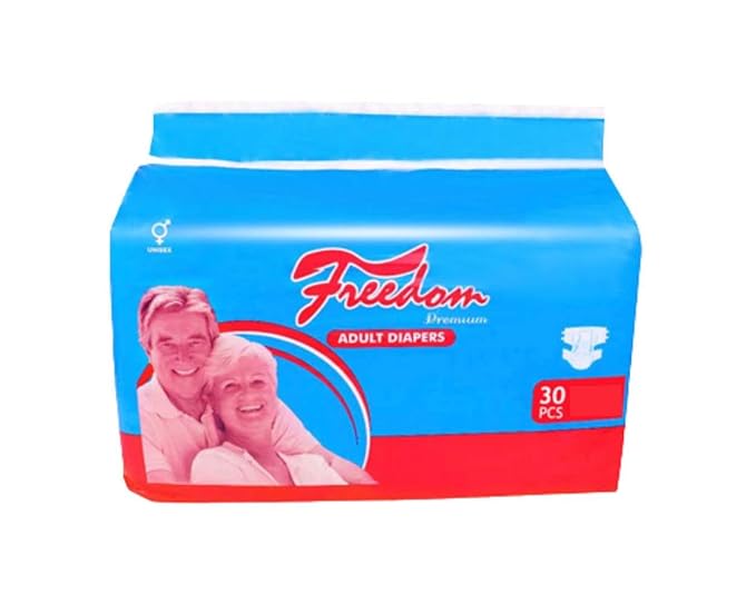 Freedom Premium Adult Diapers - 30 Pack | Comfortable and Reliable ...