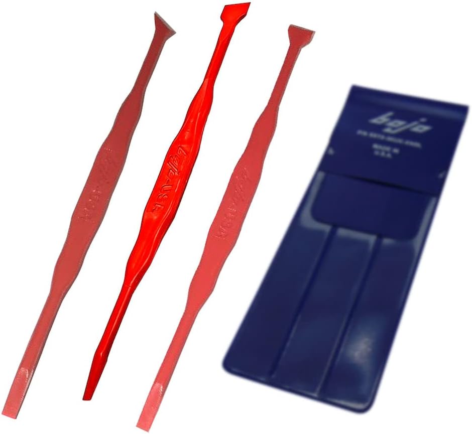 Bojo Tools - 3-Piece Plastic Micro Scraper Tool Kit in Pouch - Light ...
