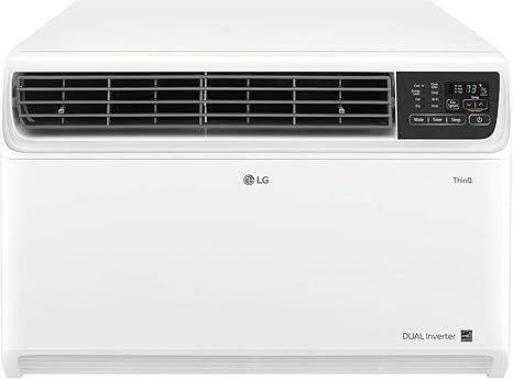 Amazon.com: LG 18,000 BTU DUAL Inverter Smart Window Air Conditioner, Cools 1,000 Sq. Ft., Ultra ...