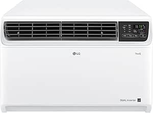 Amazon.com: LG 18,000 BTU DUAL Inverter Smart Window Air Conditioner, Cools 1,000 Sq. Ft., Ultra ...