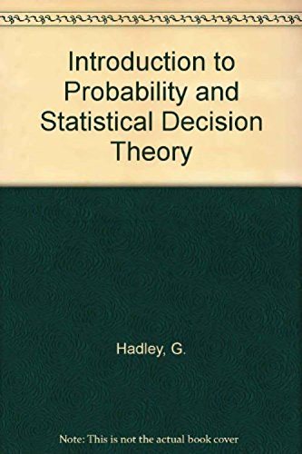 Introduction to probability and statistical decision theory | Amazon.com.br