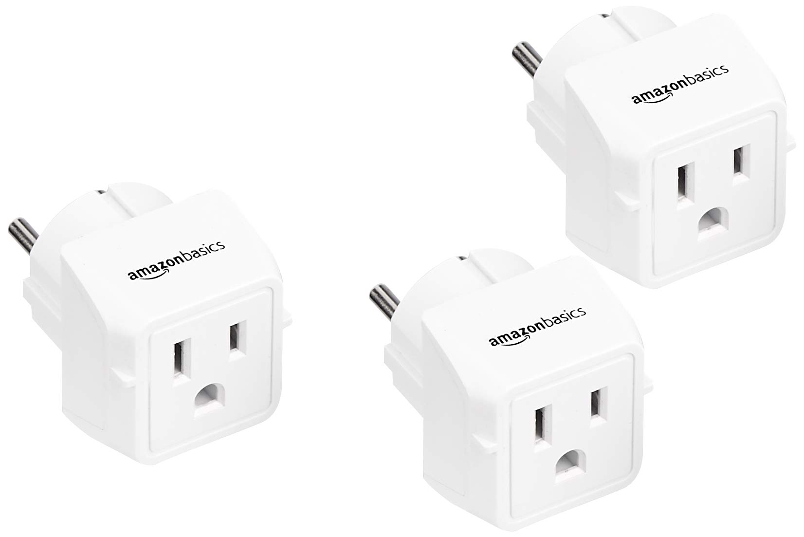 Snapklik.com : Basics 3-Pack Travel Plug Adapter Type H