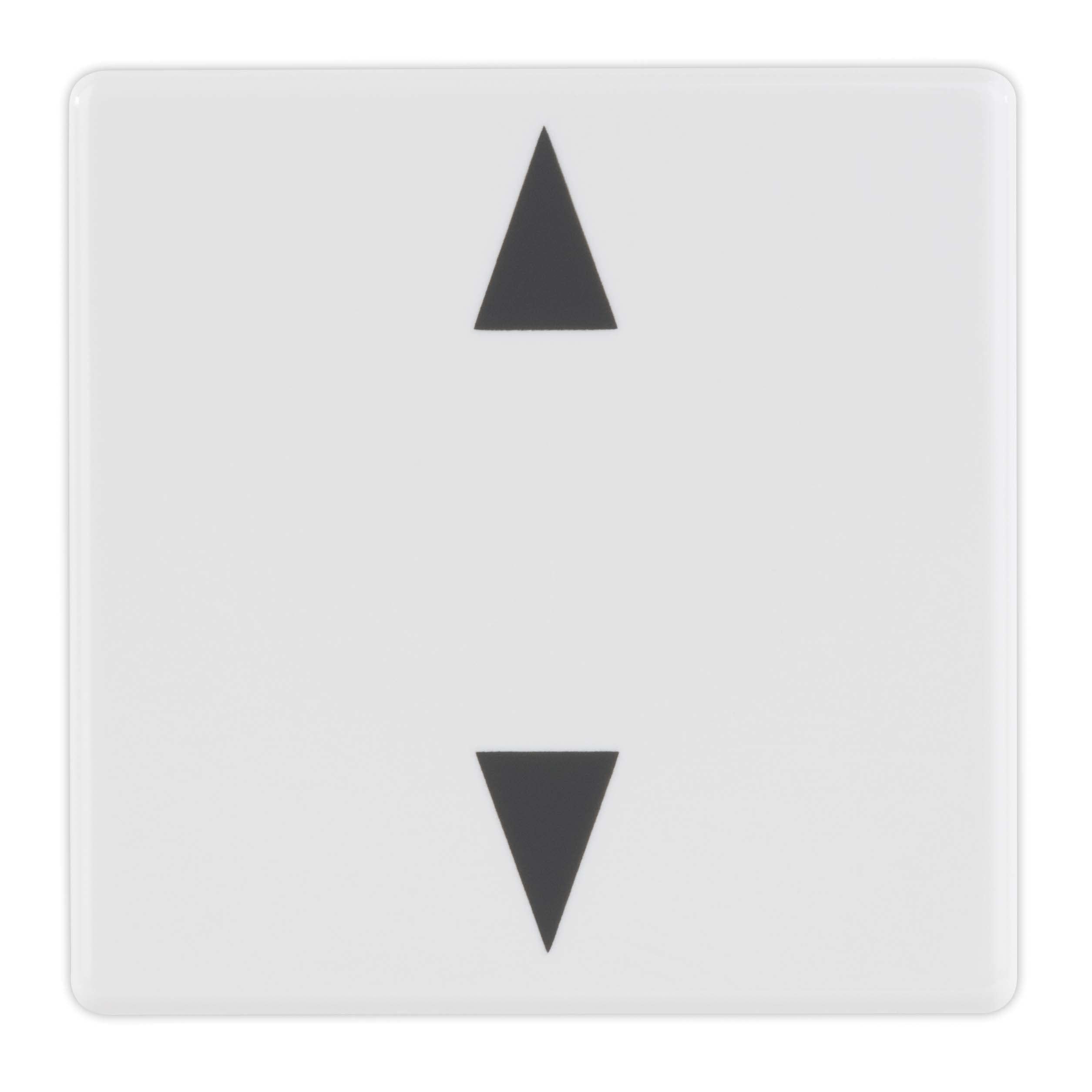 REV 0236420106 Quadro Shutter Blind Switch Cover, White, Rollladen ...