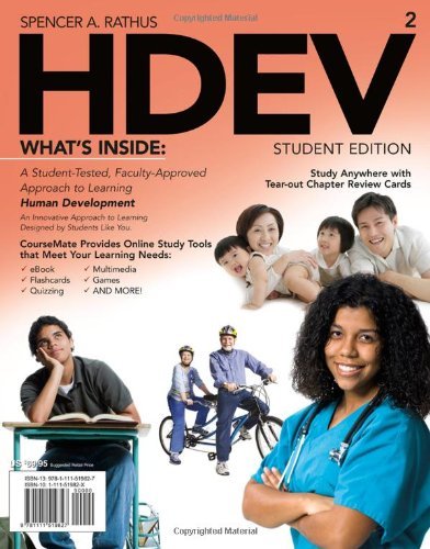 HDEV by Rathus, Spencer A. [Cengage,2011] (Paperback) 2nd Edition: Spencer A. Rathus ...