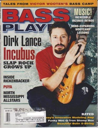 Bass Player Magazine (February 2002) (Dirk Lance - Incubus Slap Rock ...