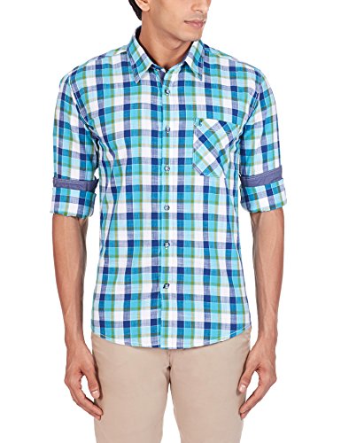Grasim Men's Casual Shirt (T539_44_Mint) : Amazon.in: Clothing ...
