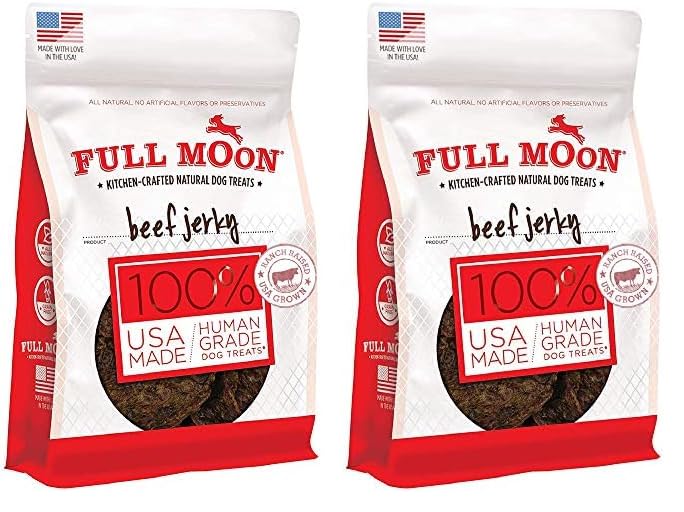 Amazon.com : Full Moon Beef Jerky Healthy All Natural Dog Treats Human ...