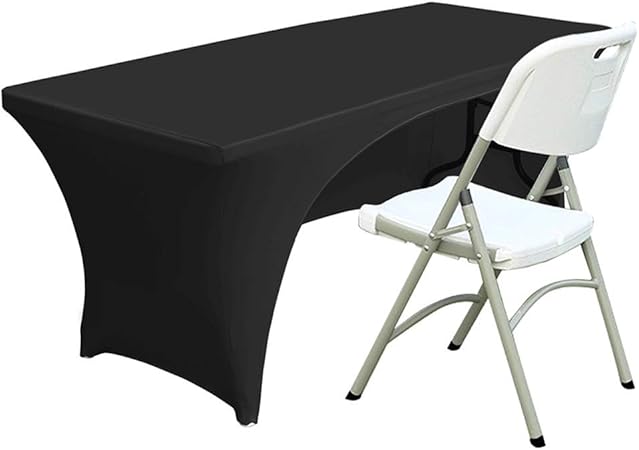 Amazon.com: ABCCANOPY Spandex Open Back Table cover 6 ft. Fitted ...