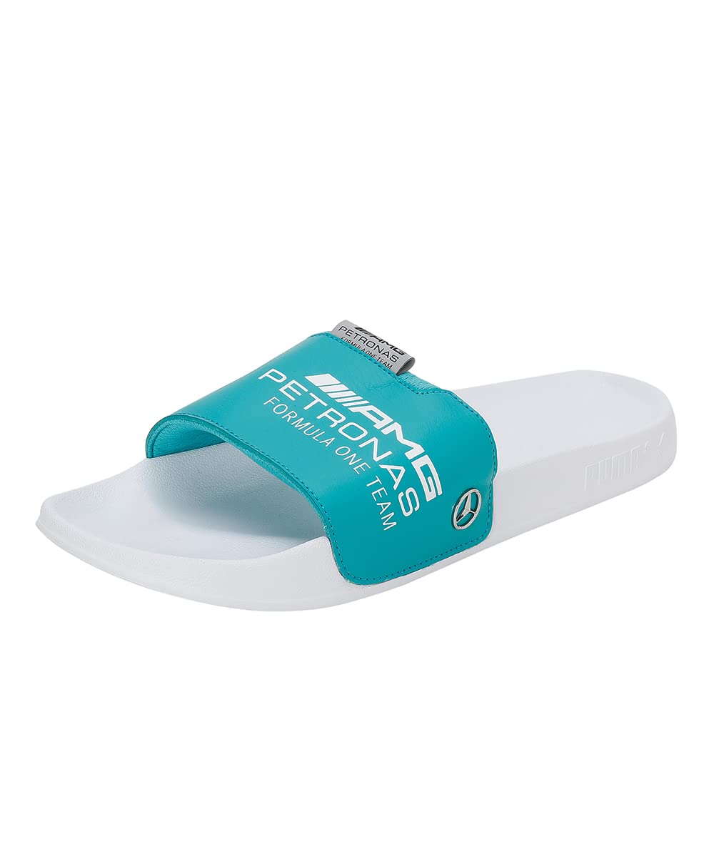 Buy Puma Unisex-Adult MAPF1 Leadcat 2.0 Logo Spectra Green-White Slide ...