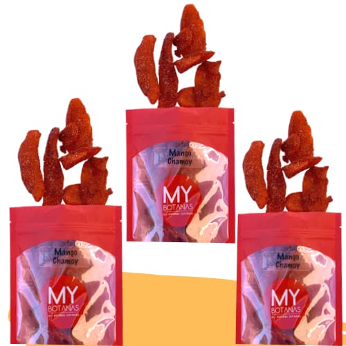 Amazon.com: My Botanas, Dried Mango Chamoy, Dried Mango Slices, 3 count ...