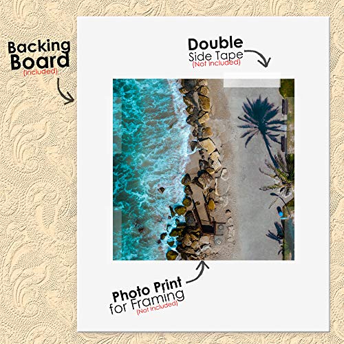 Snapklik.com : Golden State Art, 85x11 Picture Mat Matte Backerboards ...