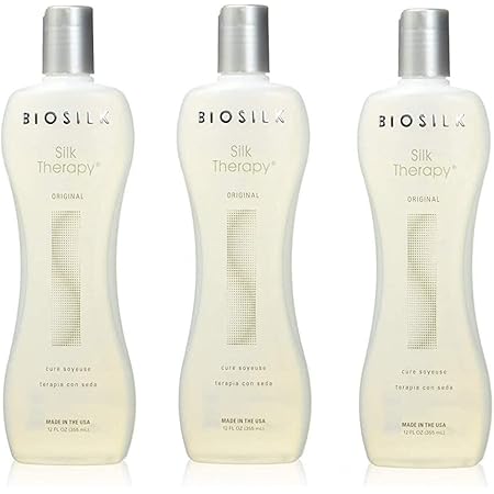 Amazon.com : Biosilk Silk Therapy Original Cure, 12 oz (Pack of 3 ...