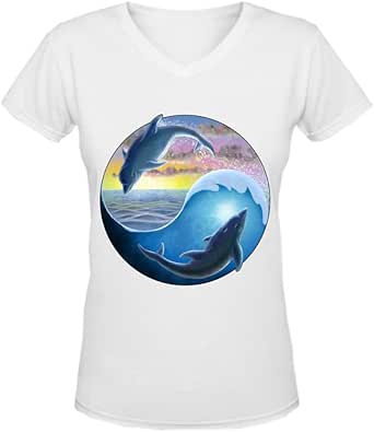Amazon.com: JGGGH Dolphin Yin Yang Beautiful Animal Poster Women Custom ...