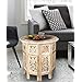 Amazon.com: Hand Crafted Solid Wood Accent Table, Side Table, Entryway ...