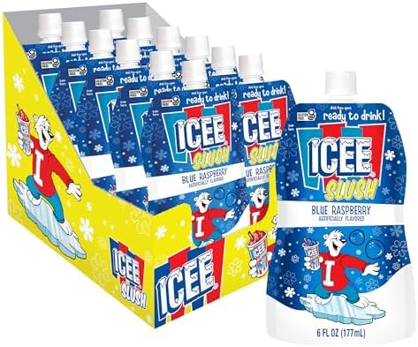 Amazon.com : Icee Slush Frozen Fruit Drink Pouches - Just Freeze ...